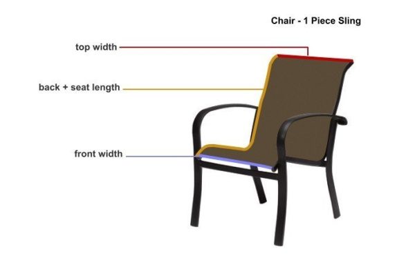 1 Piece Custom Sling | Patio Sling Site